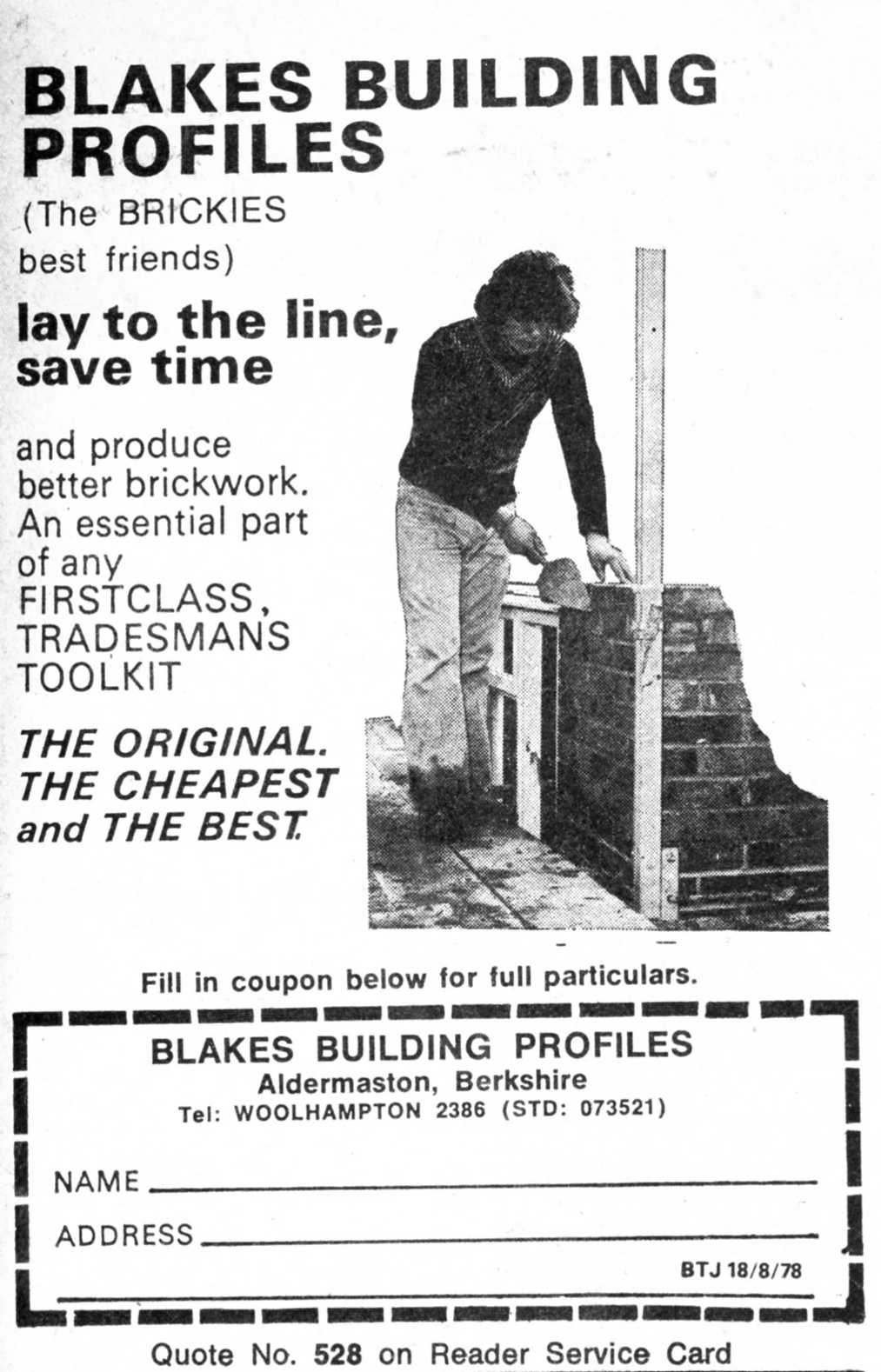 History – Blakes Building Profiles Ltd